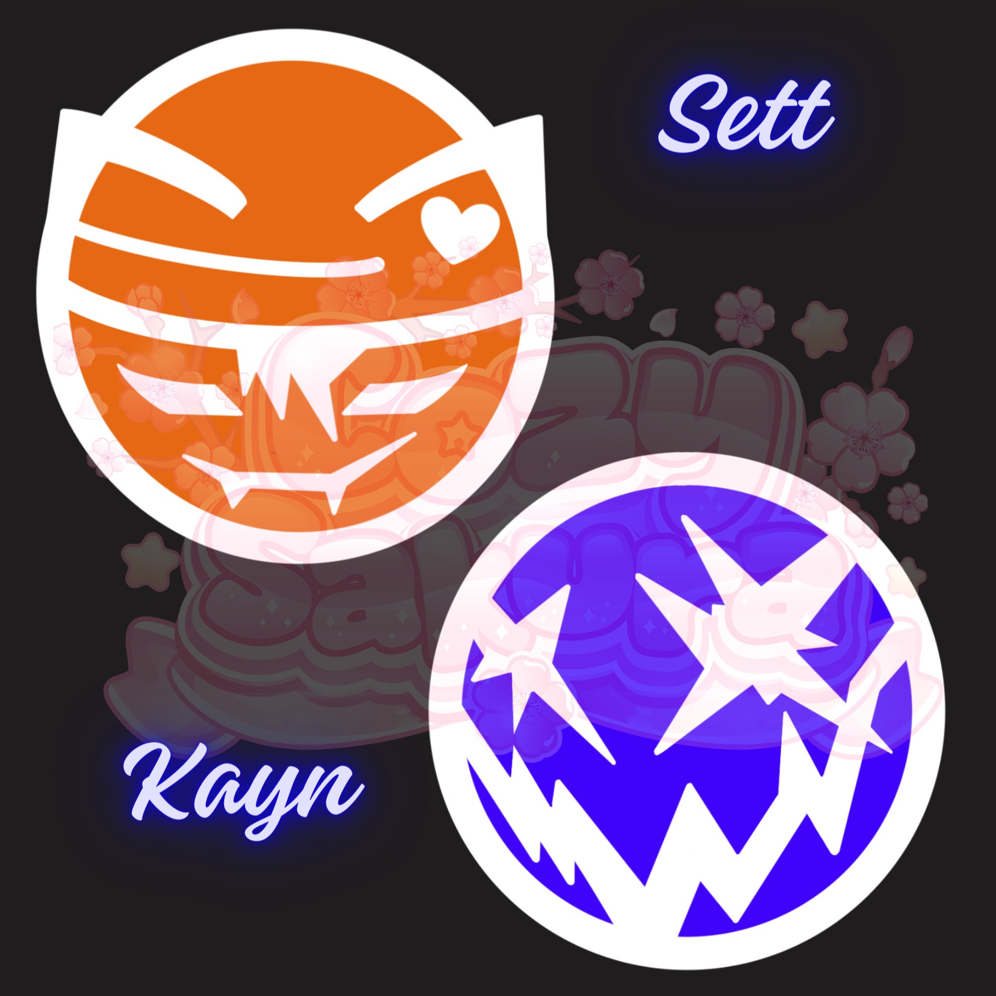 Holographic Heartsteel Logos Sticker | League of Legends - Etsy