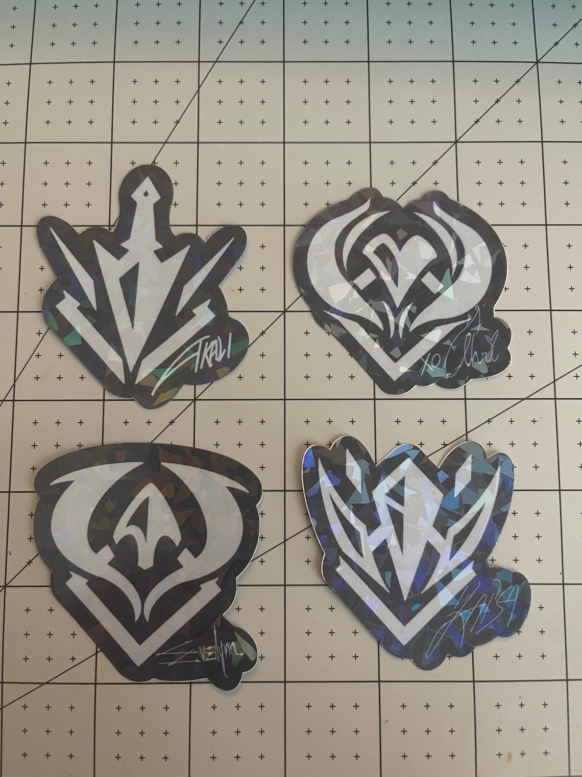 KDA Holographic Logos Sticker | League of Legends - Etsy