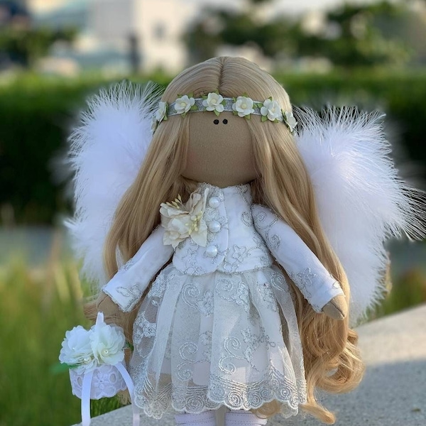 Tilda Angel Doll - Etsy