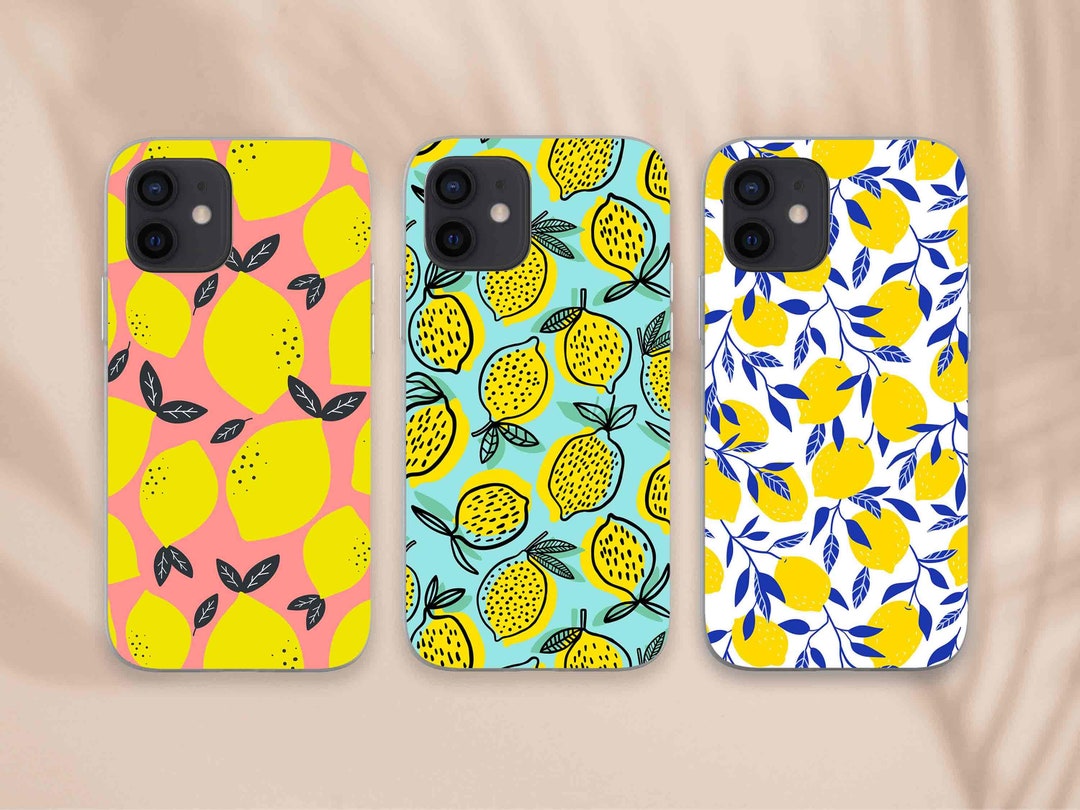 Lemons Phone Case for Iphone, Galaxy - Protective Silicon, Lemons ...