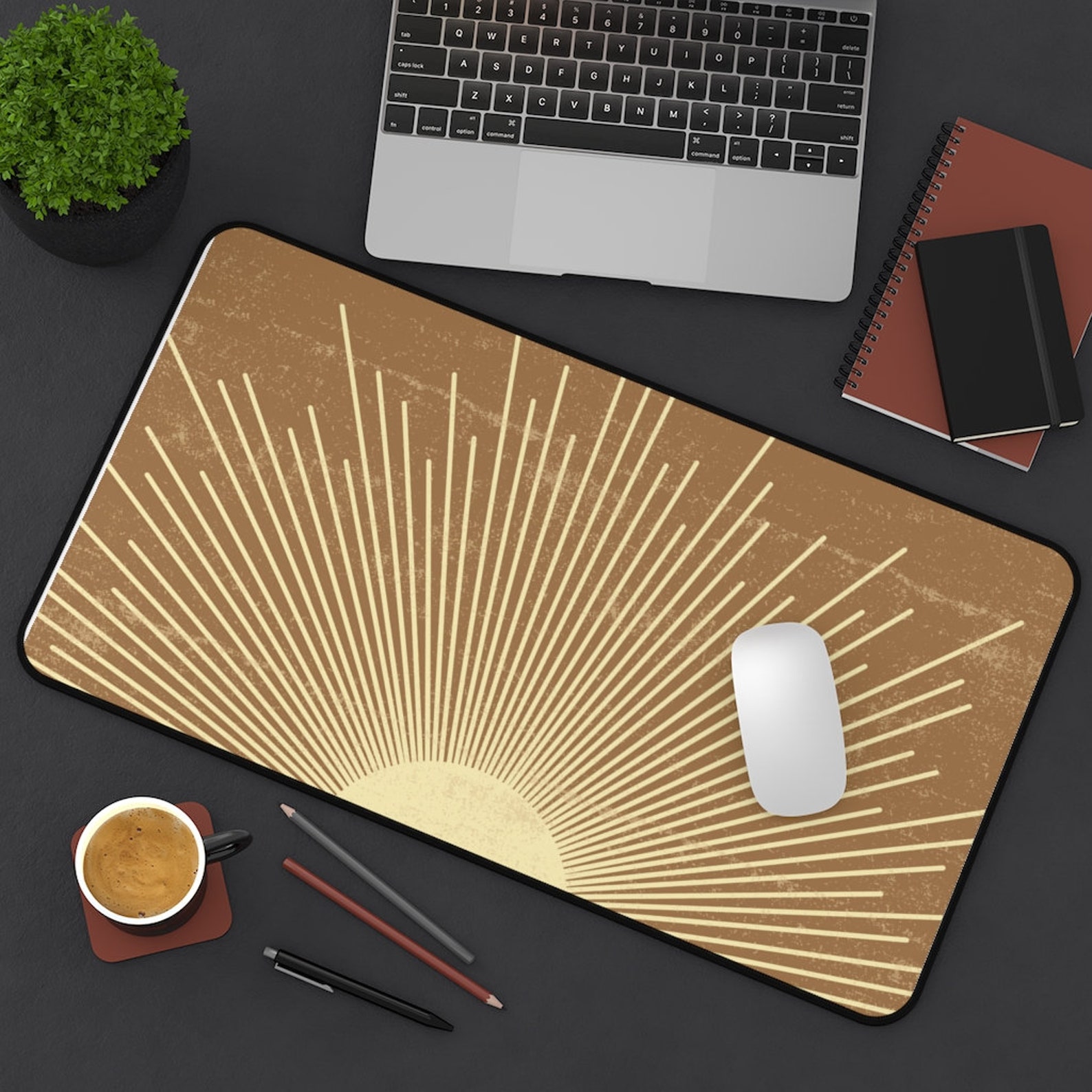 Desk Mat boho Cute office accessories Office desk mat Cute | Etsy