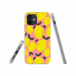 Lemons Phone Case for Iphone, Galaxy - Protective Silicon, Lemons ...