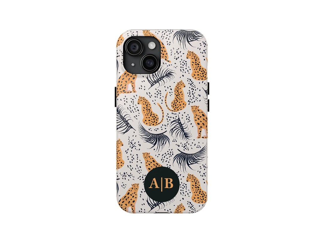 Personalized Cheetah Phone Case for Iphone, Galaxy, and Pixel - Abalone ...