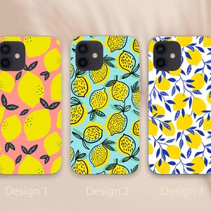 Lemons Phone Case for Iphone, Galaxy - Protective Silicon, Lemons ...