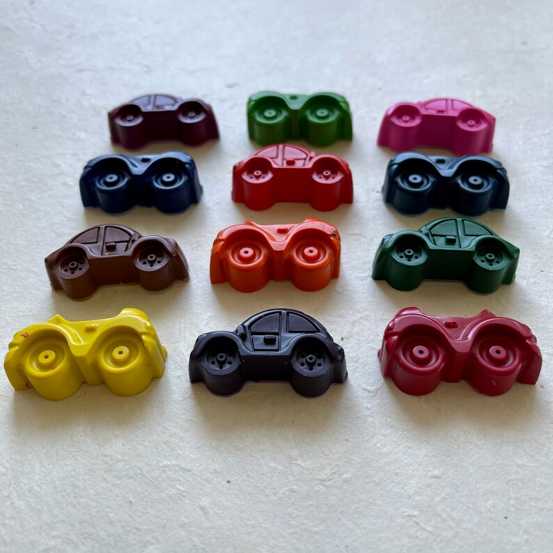 Car Crayons Cars Birthday Theme Ideas for Party Favors - Etsy