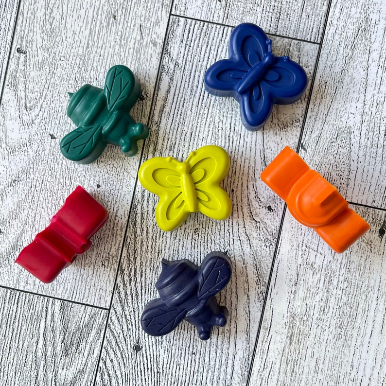 Bee Crayons Butterfly Crayon Set Birthday Gift Party Favors - Etsy