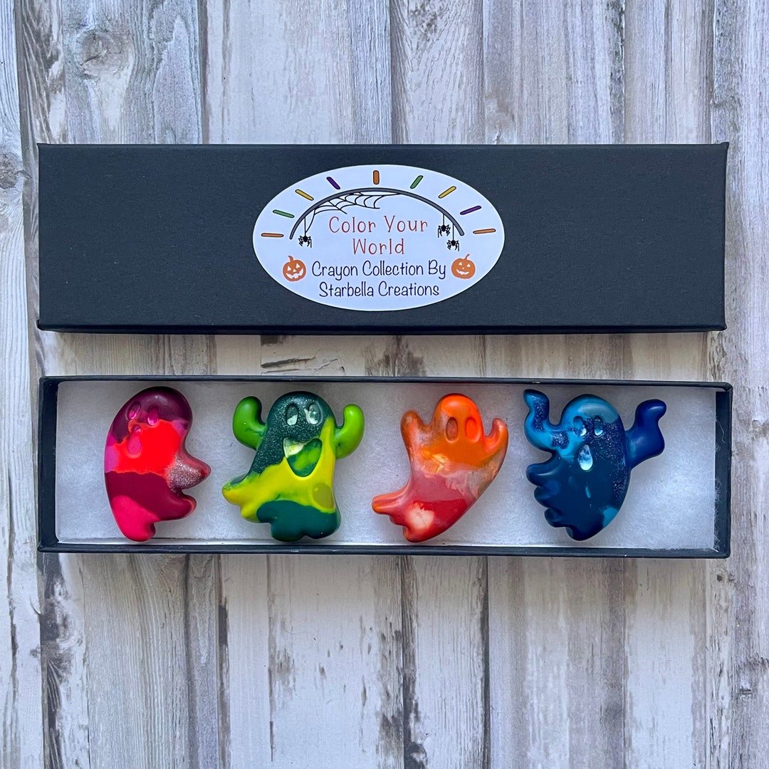 Ghost Crew Crayons Halloween Coloring Crayons Gift for Kids - Etsy
