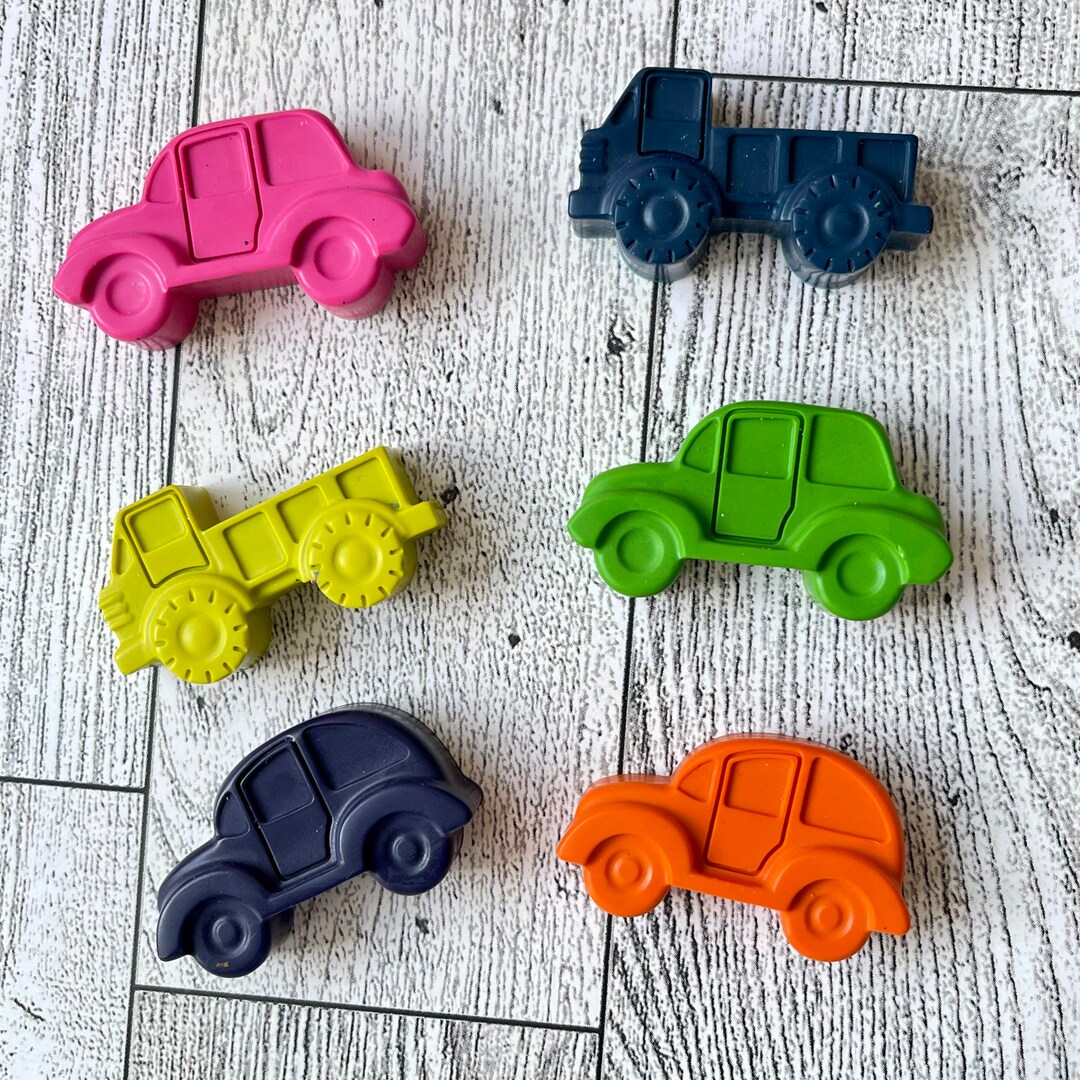 Trucks Cars Crayons Mini Crayon Cars Birthday Gift Idea for Party ...