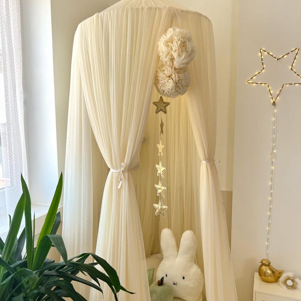 Tulle Canopy Flowers - Etsy