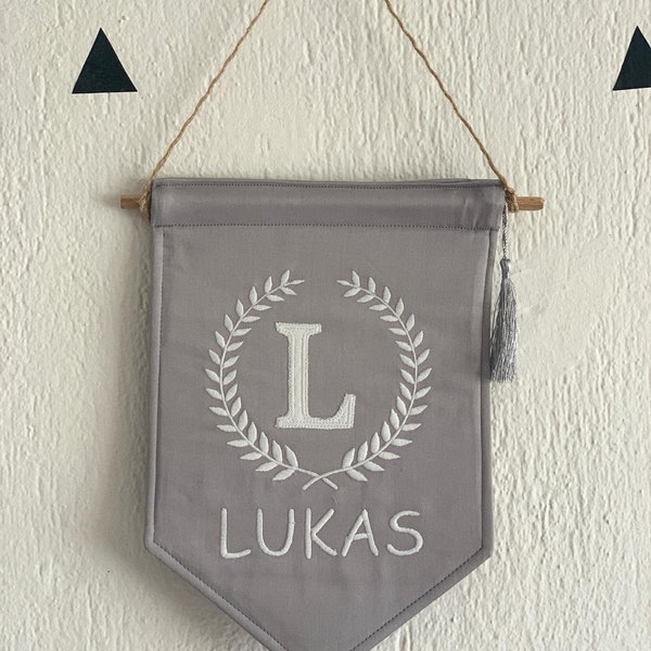 Embroidered Banner - Etsy