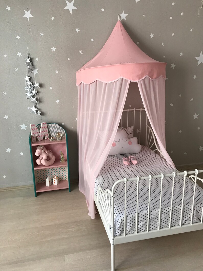 Pink Canopy Hanging Play Tent Canopy Bedding Reading Nook - Etsy