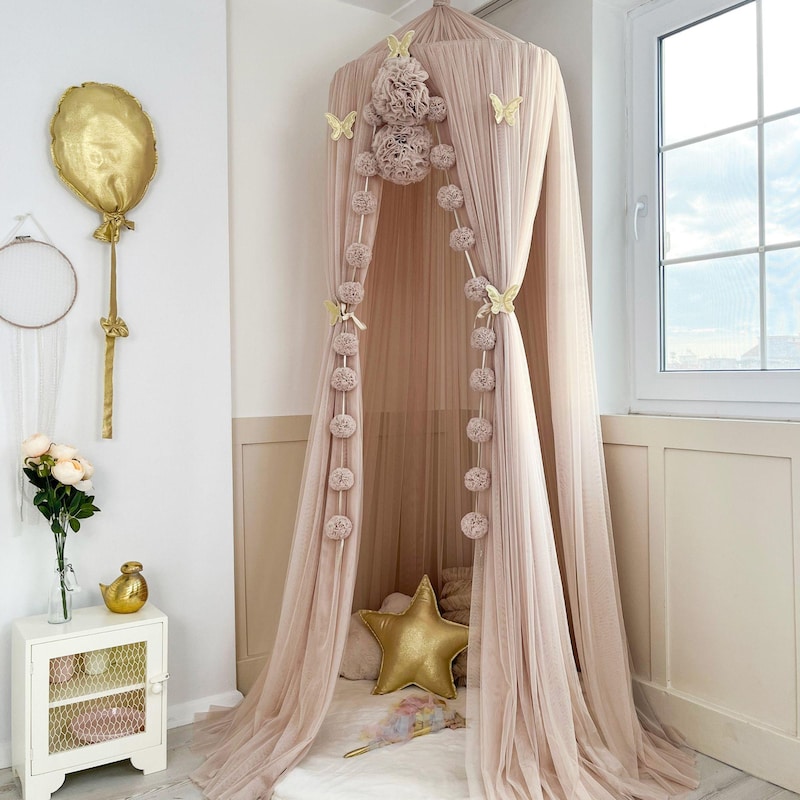 Girls Room Sheer Canopy - Etsy