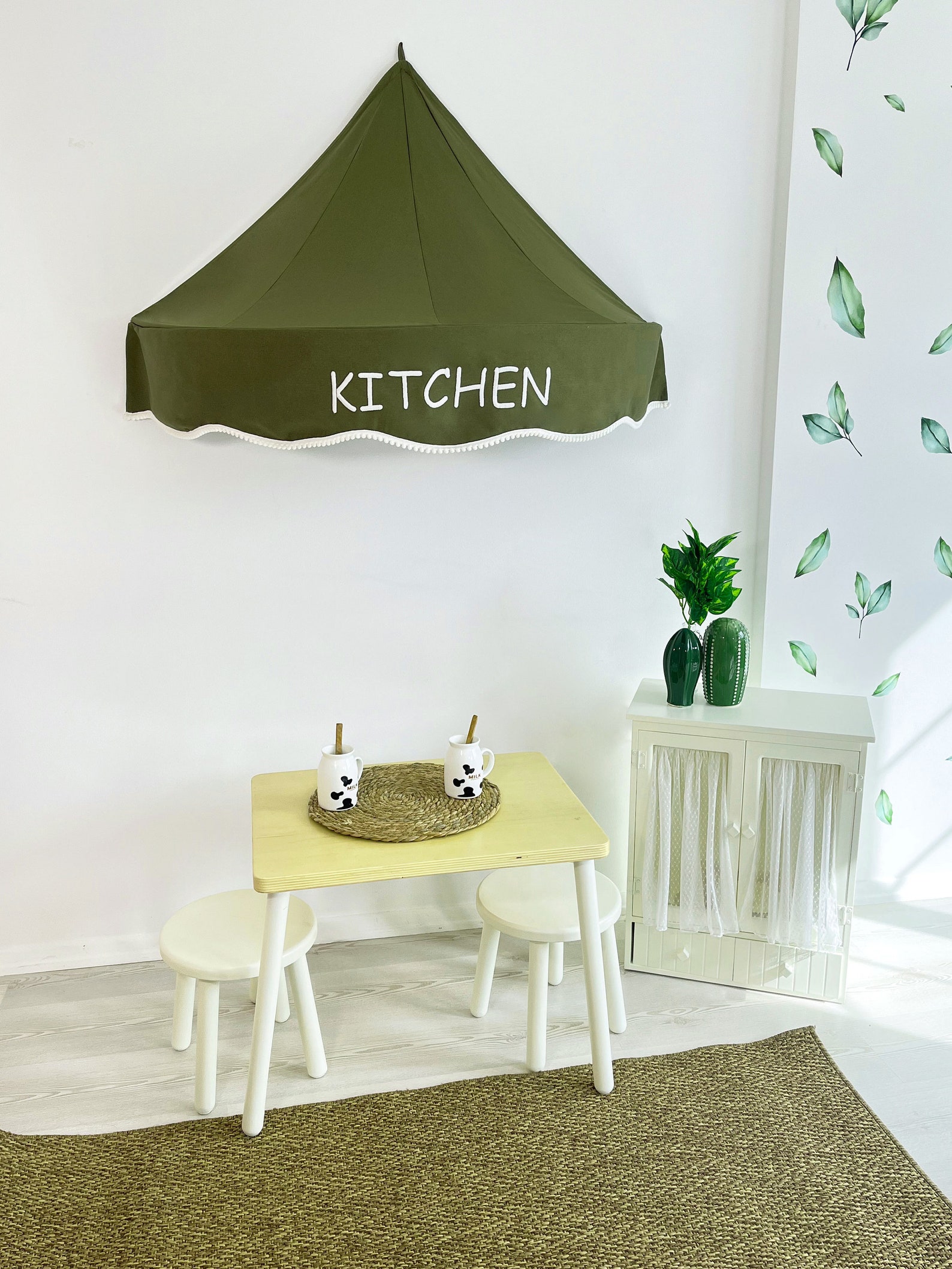 Personalized Canopy, Hanging Play Tent, Customized Kids Teepee, Canopy ...