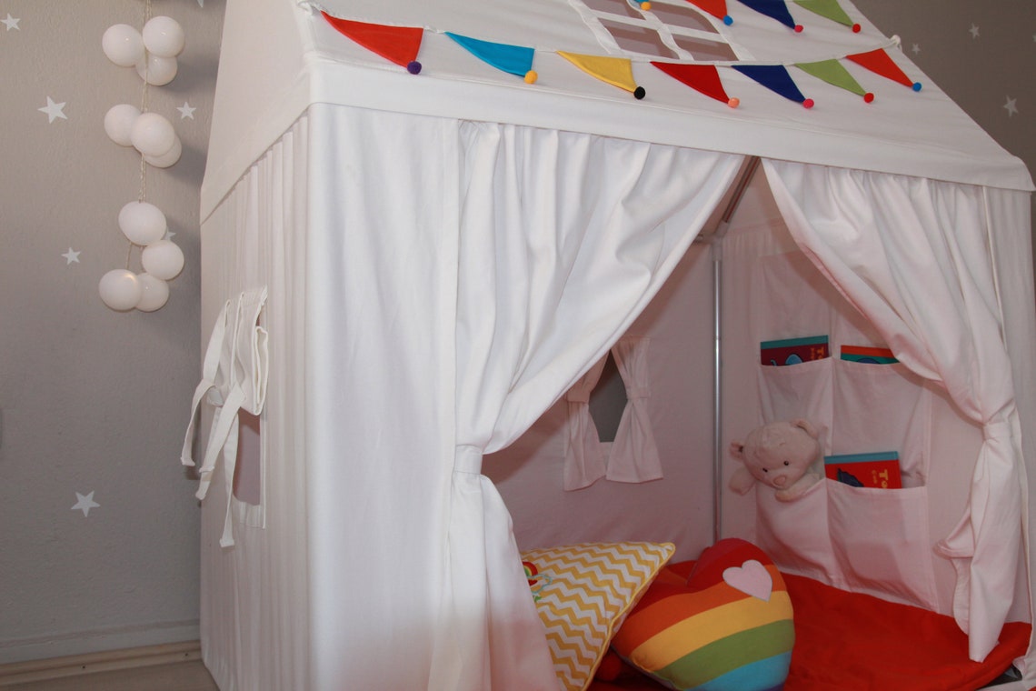 Playhouse Tent Rainbow Teepee Indoor Tipi Play House Tipi - Etsy