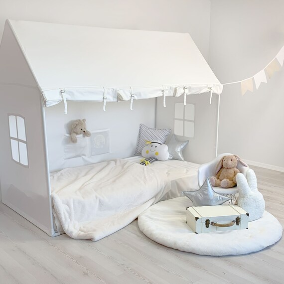 White twin house bed store