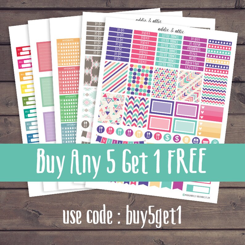 Half Box Stickers, Erin Condren Planner Stickers, Half Box Planner ...