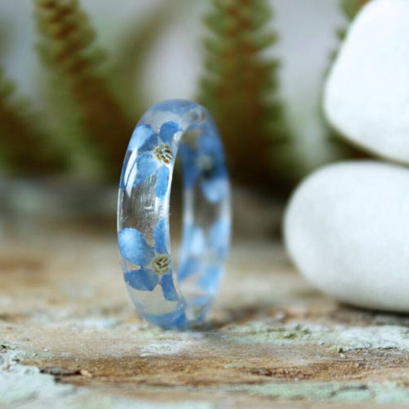 Real Flower Ring - Etsy