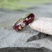 Red Rose Resin Ring Red Rose Jewelry Real Flower Rings Nature - Etsy