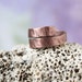Men Copper Ring Men's Rustic Ring Men's Hammered Copper Ring Women's ...