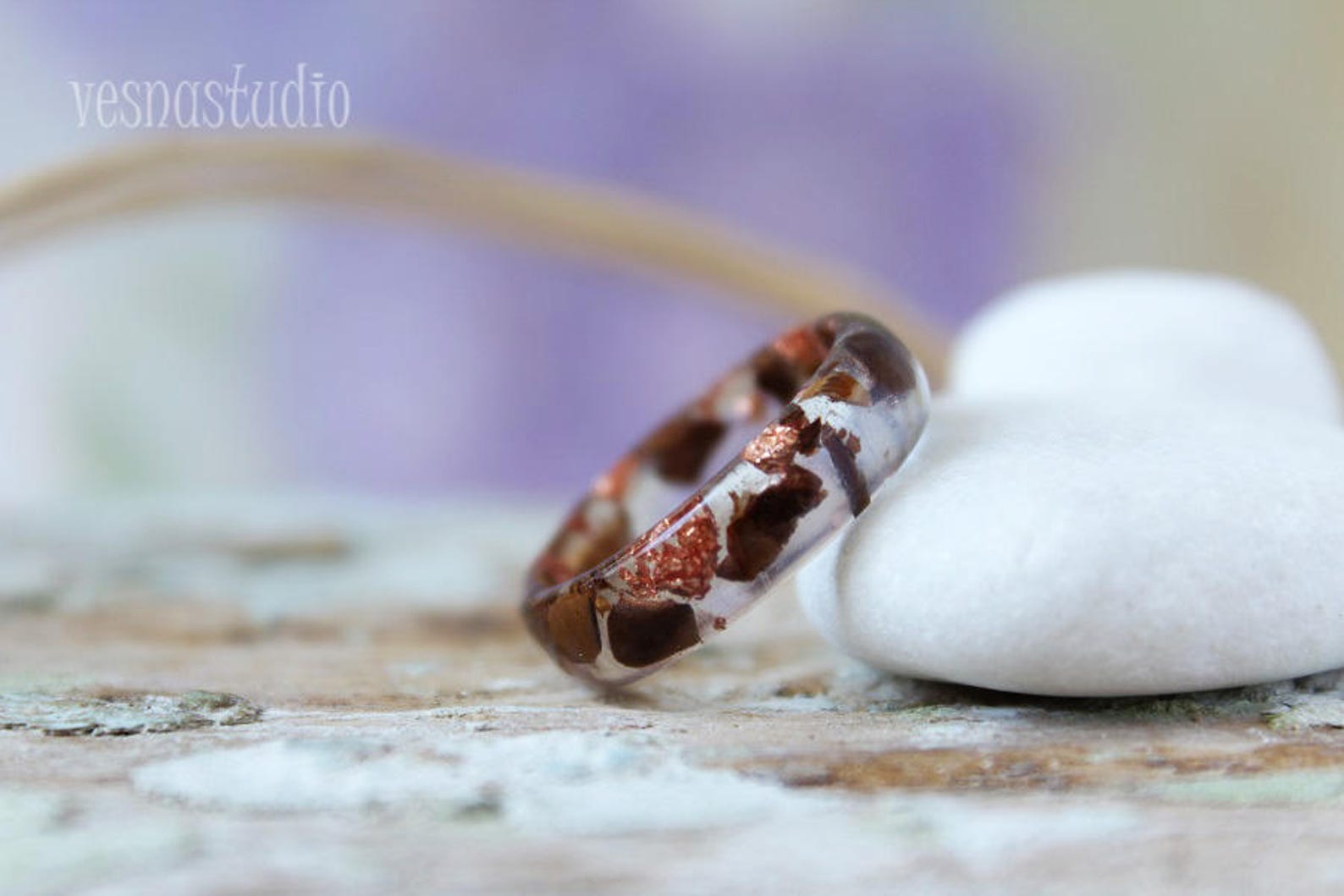 Coffee resin ring Coffee beans rings Coffee bean jewelry Brown | Etsy