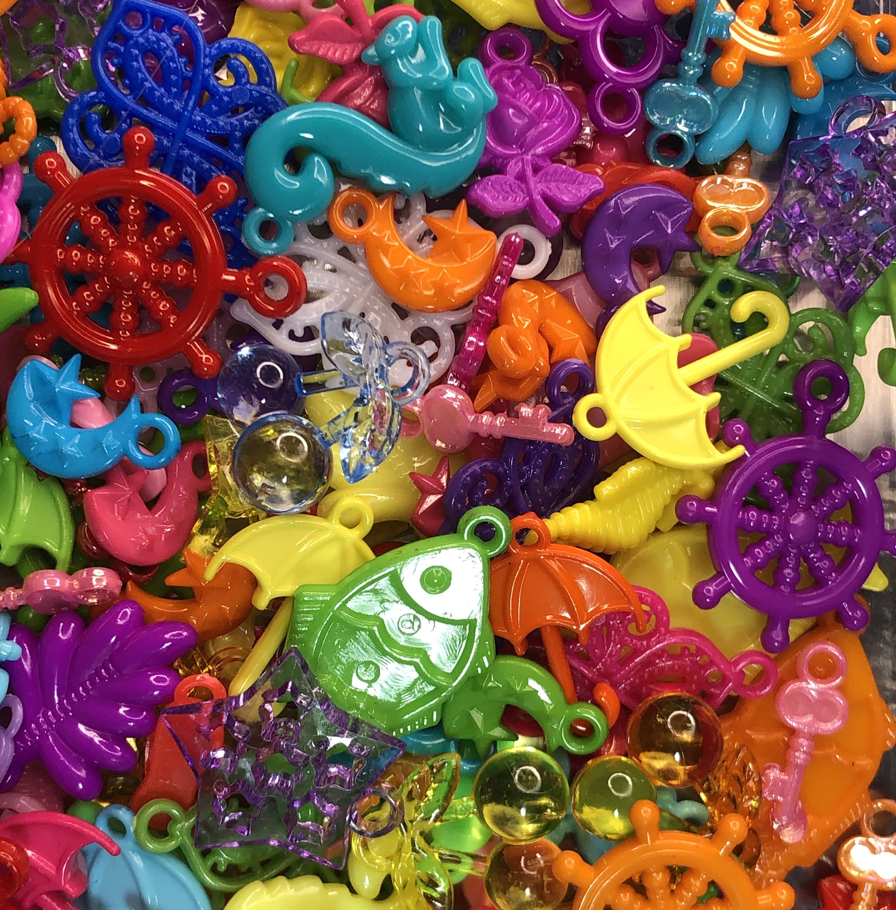 Acrylic Charm Mix 100 Grams Kawaii Mix Charms - Etsy