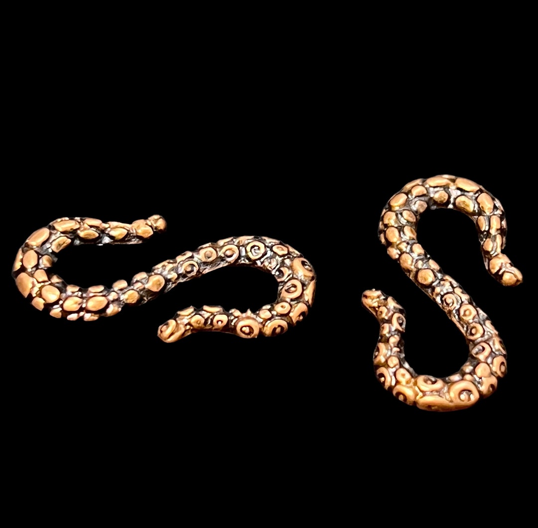 Antique Copper Whimsy Hook - Octopus - 21mm X 12mm - 2 Pieces - Etsy