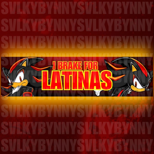 Shadow the Hedgehog Latinas - Etsy