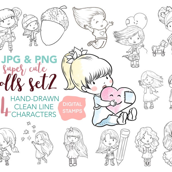 Cute Digi Stamps - Etsy