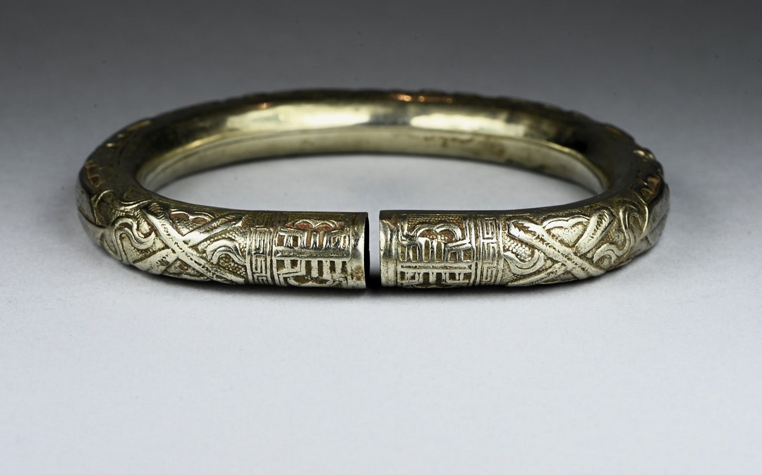 Antique Chinese Silver Bracelet - Etsy