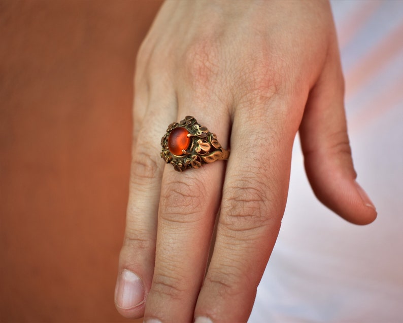 Exquisite Low Gold Ring Nepal Newari Traditional Ring - Etsy