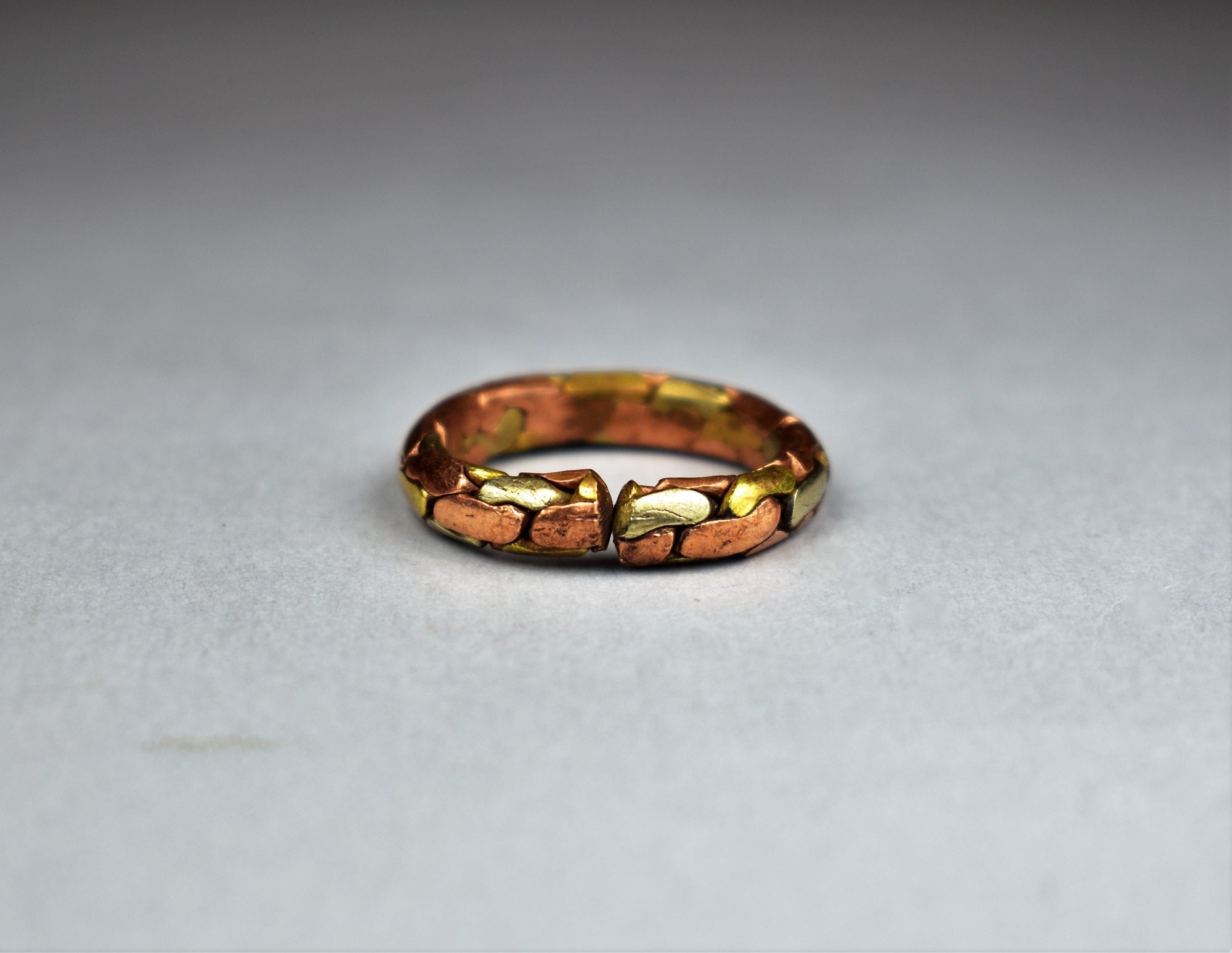 Old Nepali 3 Metal Ring Twisted Ring - Etsy