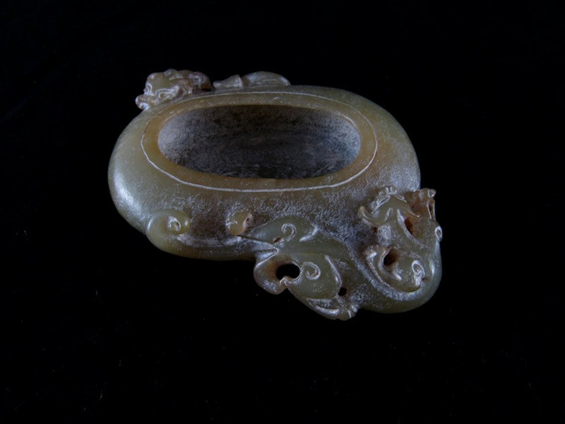 Chinese Jade Inkwell | Etsy