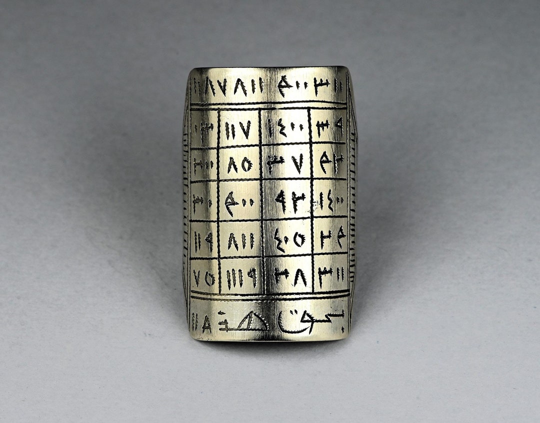 Old Silver Talisman Ring - Etsy
