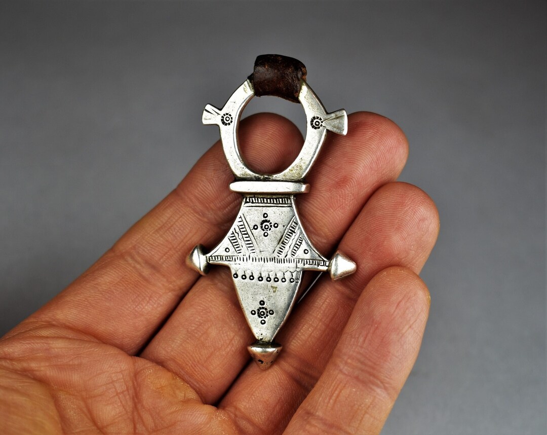 Antique Heavy Iferouane Tuareg Cross 24.7 Grams Solid Silver Cross - Etsy
