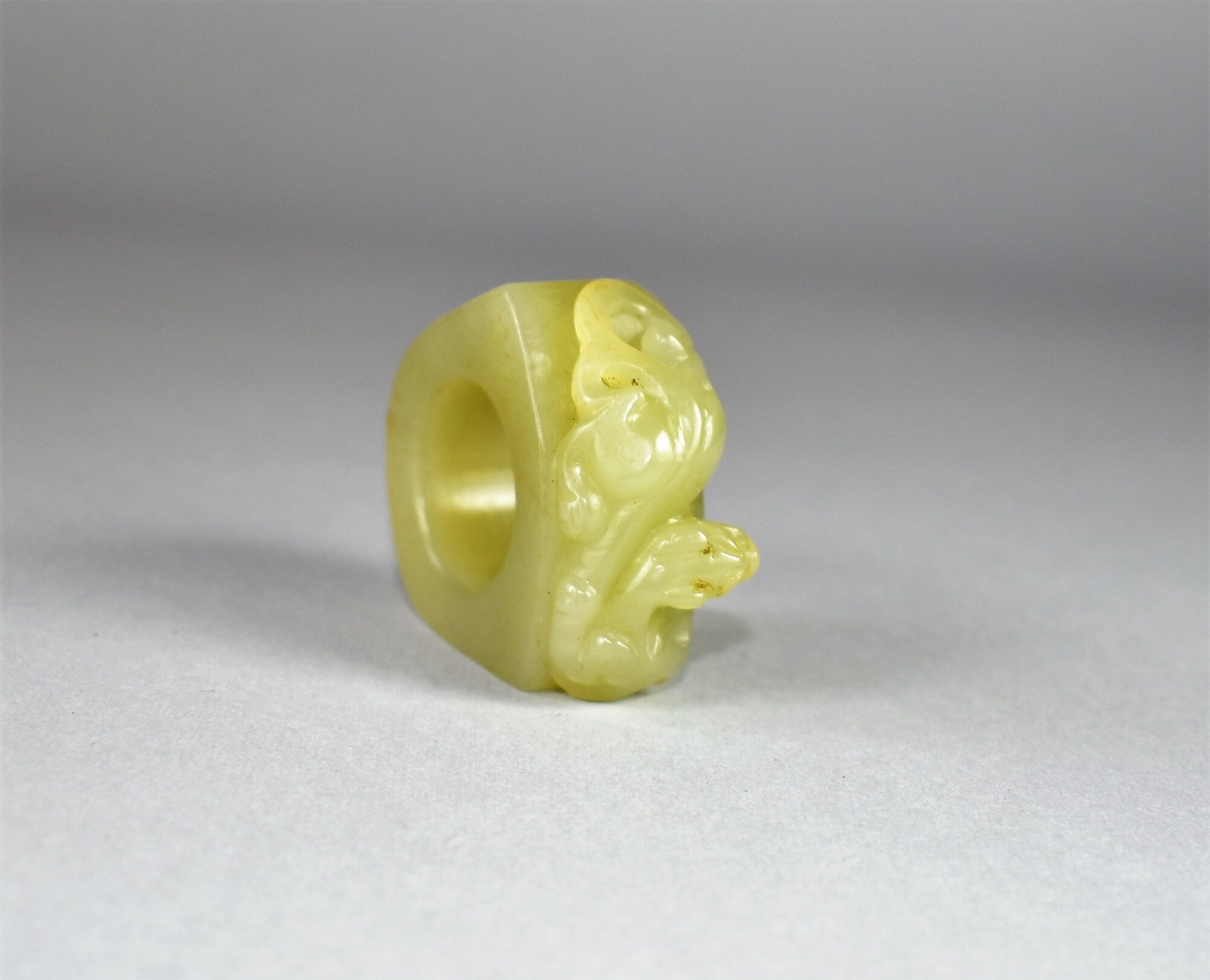 Antique Massive Jade Ring - Traditional Chinese Archer Jade Ring ...