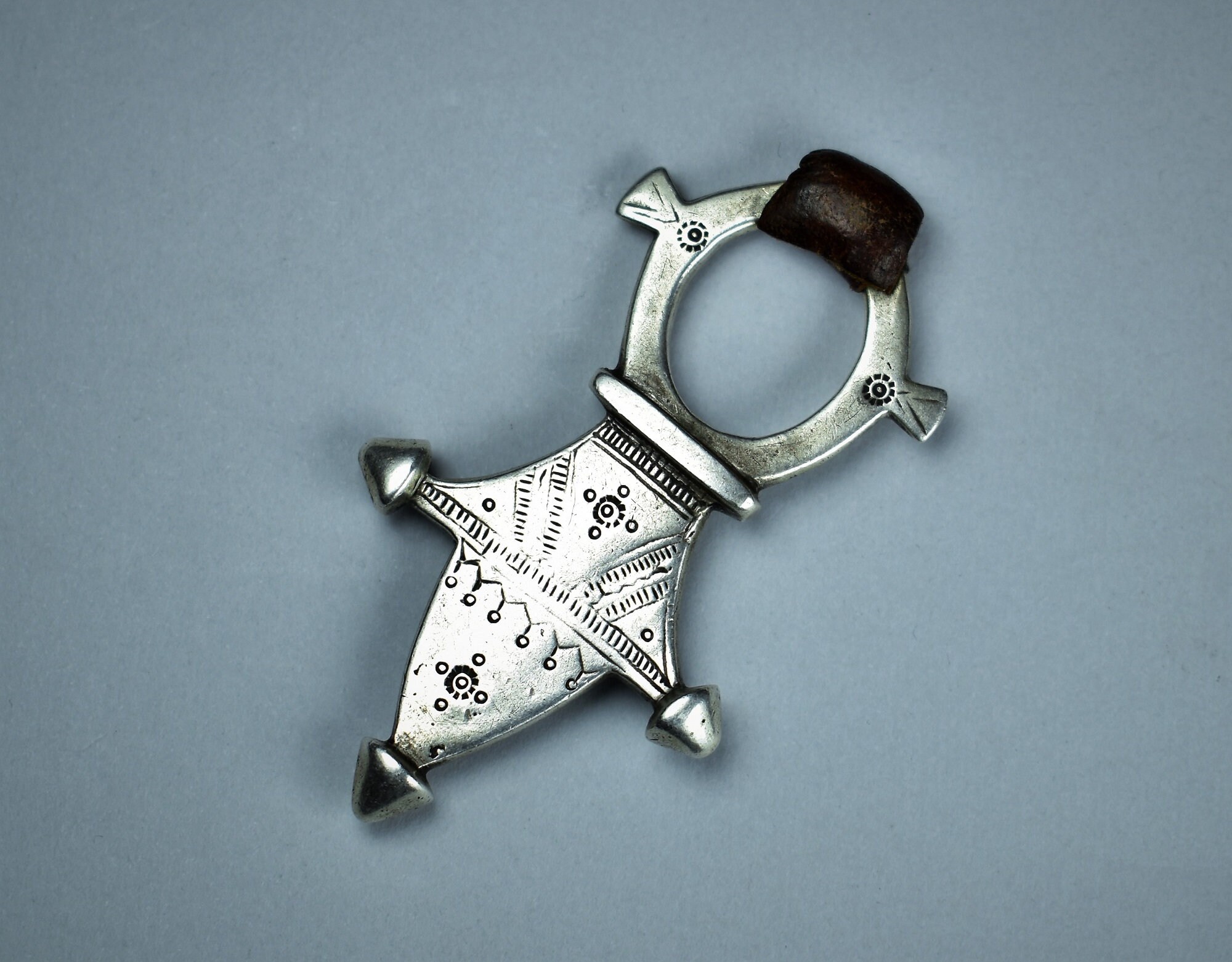 Antique Heavy Iferouane Tuareg Cross 24.7 Grams Solid Silver - Etsy