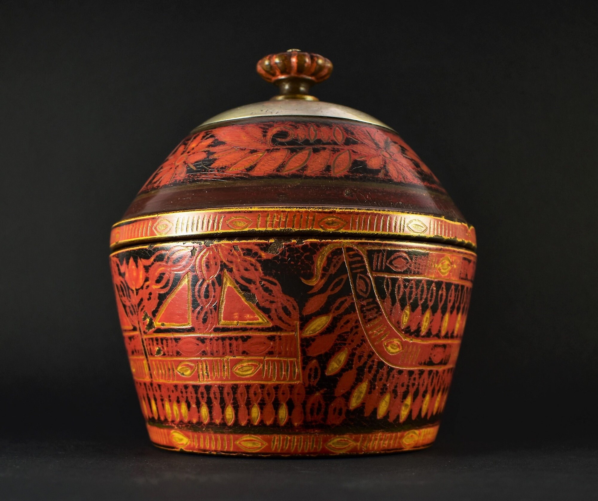 Old Spice Box Lacquered Wood Container | Etsy