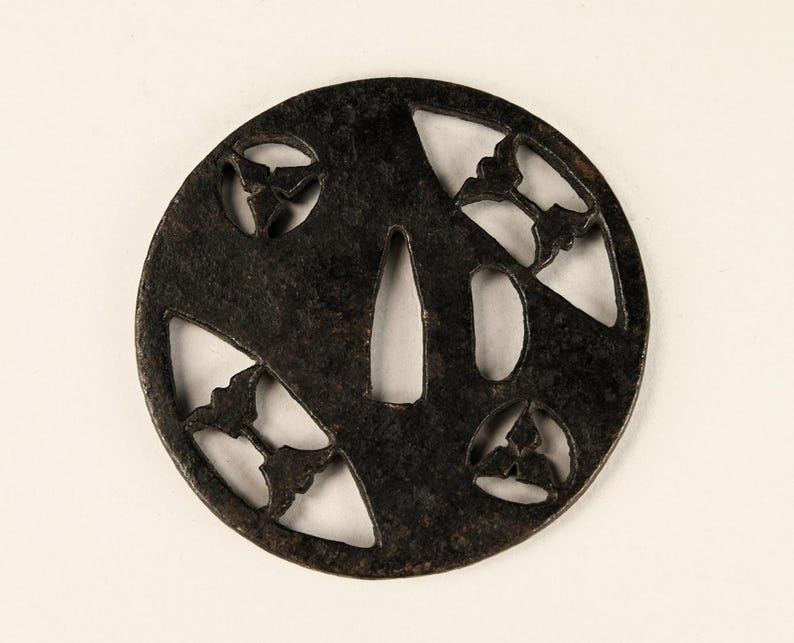 Antique Japanese Openwork Tsuba - Etsy