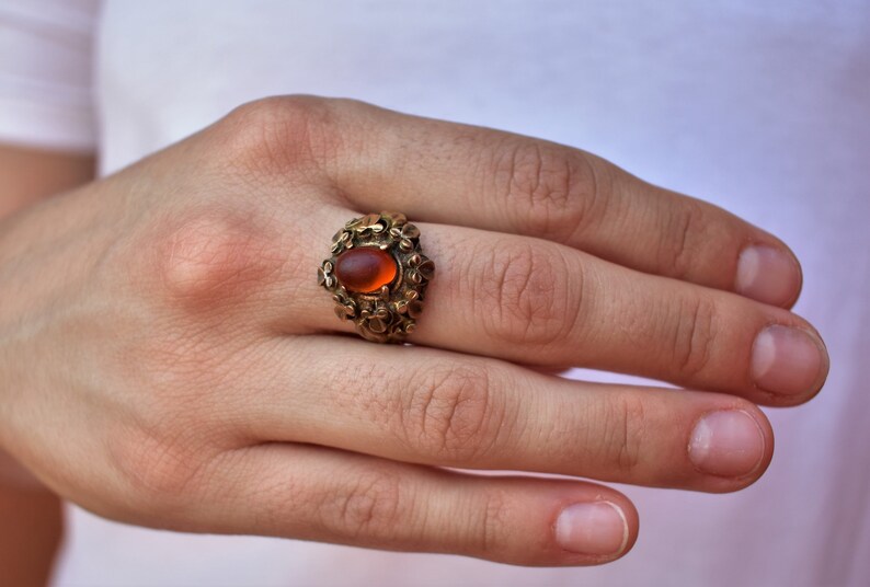 Exquisite Low Gold Ring Nepal Newari Traditional Ring - Etsy