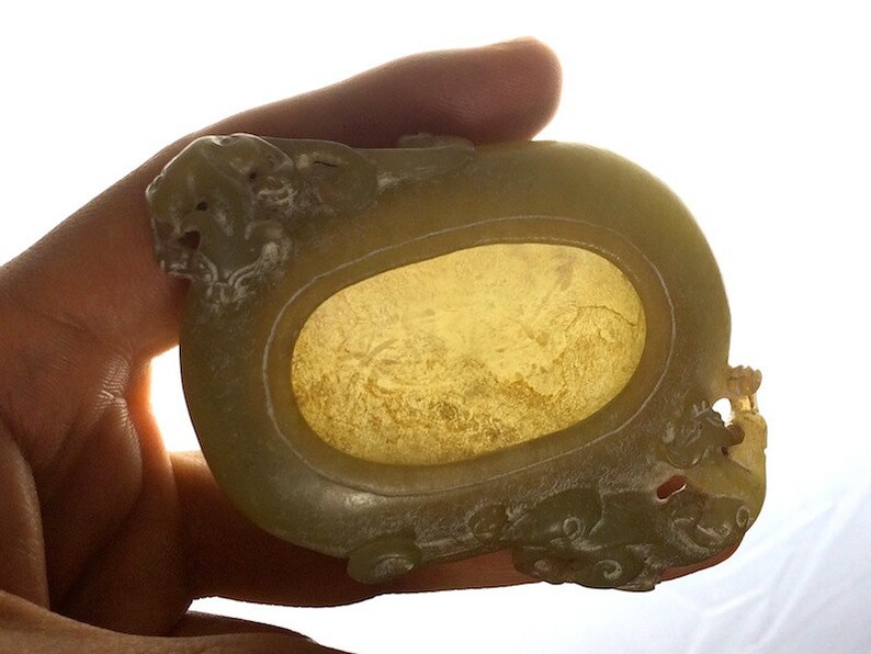 Chinese Jade Inkwell - Etsy