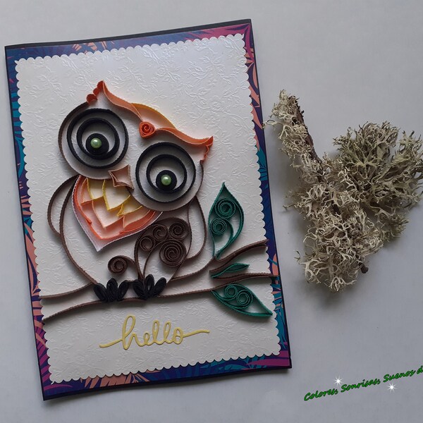Quilling Owl - Etsy