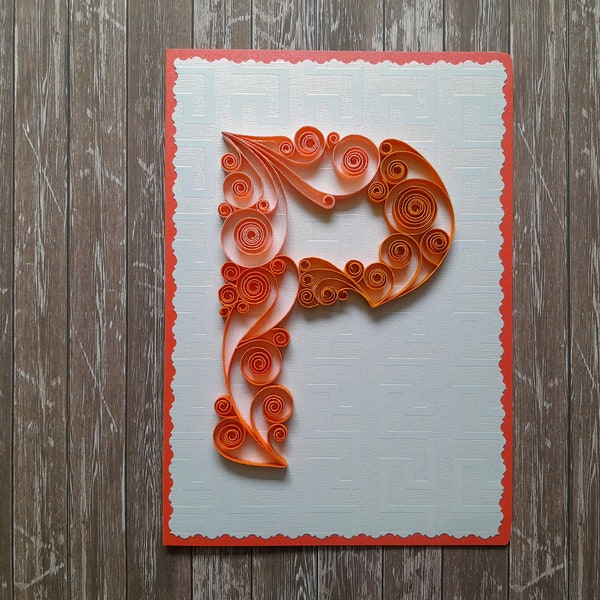 Quilled Monogram - Etsy