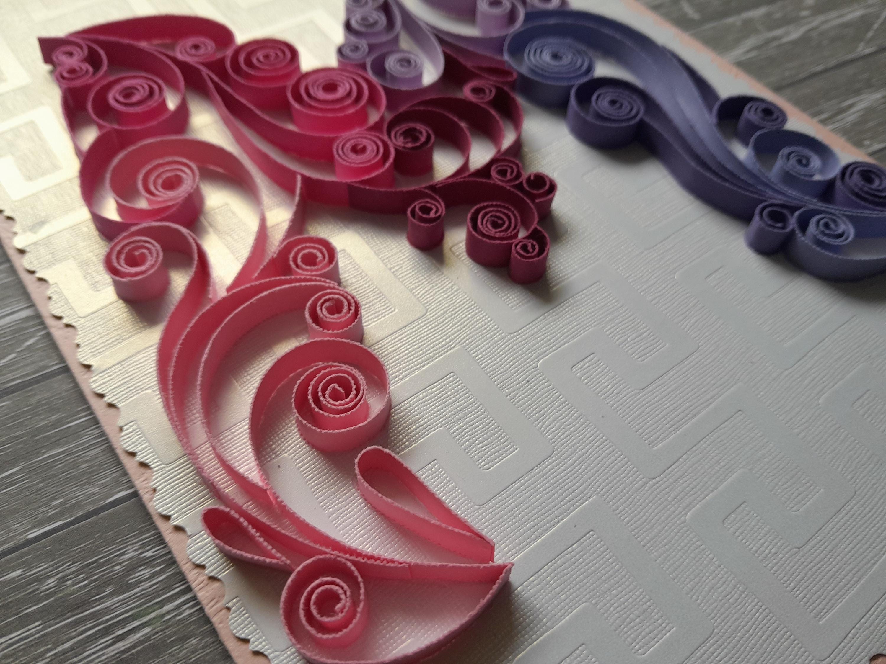 Quilling Art Letter Template - Print at Home Instantly - Digital Letter ...