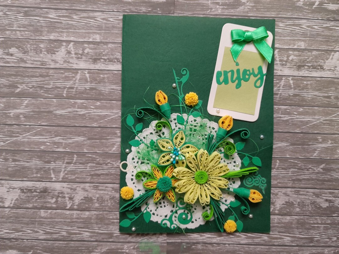 Handcrafted Quilling Cards for New Home, Graduation, Retirement ...