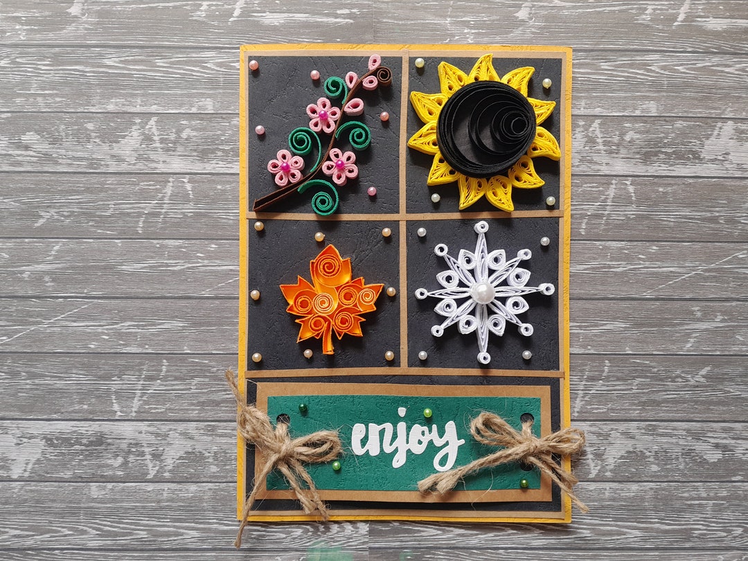 New Home Card, Break up Card, Retirement Card, Quilling Art, Birthday ...