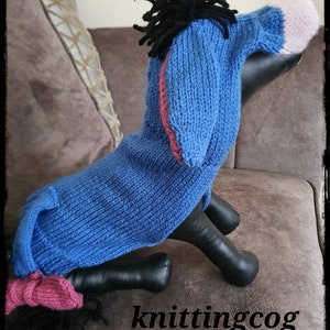 Handmade Eeyore Dog Costume - Etsy UK