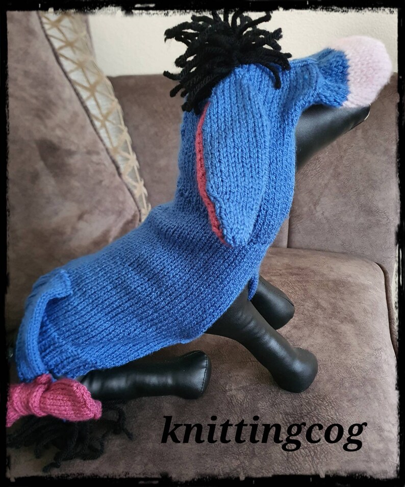 Handmade Eeyore Dog Costume - Etsy UK