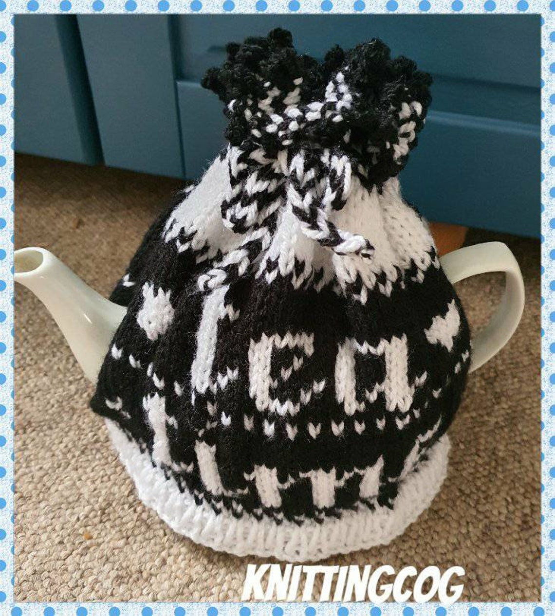 Tea Cosy Handmade With Tea Time Design - Etsy UK