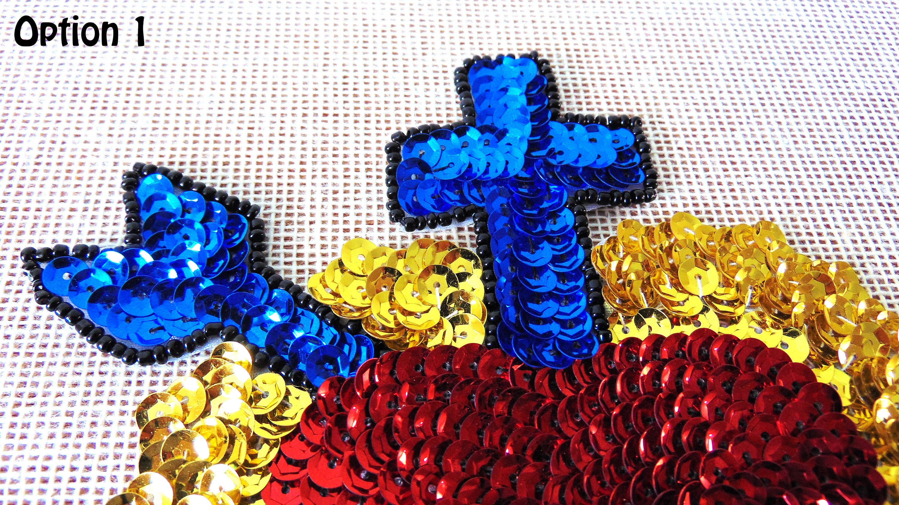 Sacred Heart Milagro Patch Sagrado Corazon Sequin Patch | Etsy