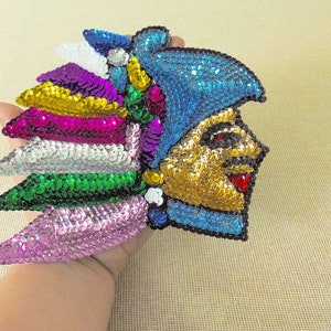 Mexican Aztec Warrior Patch, Indian Headdress Native American Patch - Etsy